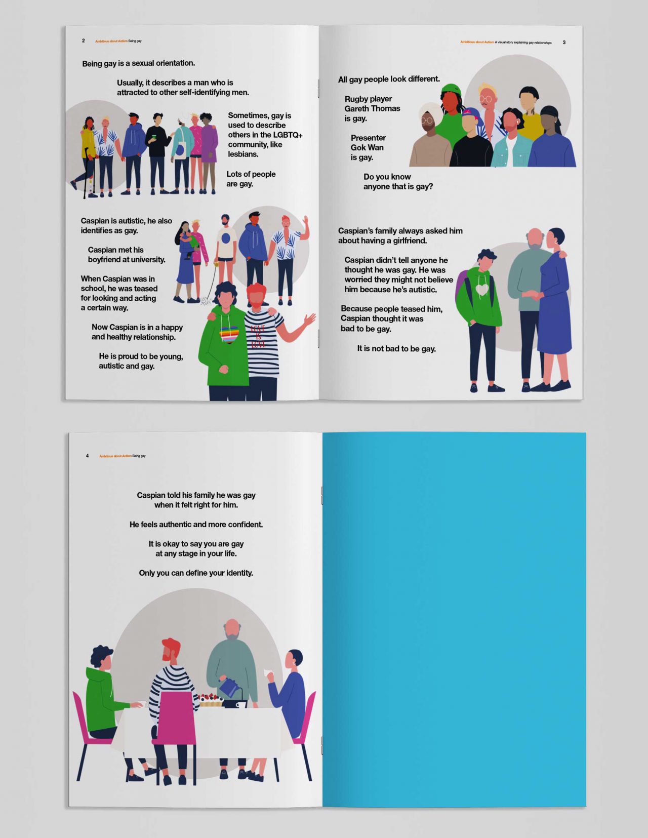 ambitious about autism LGBTQ visual stories | Pyrus